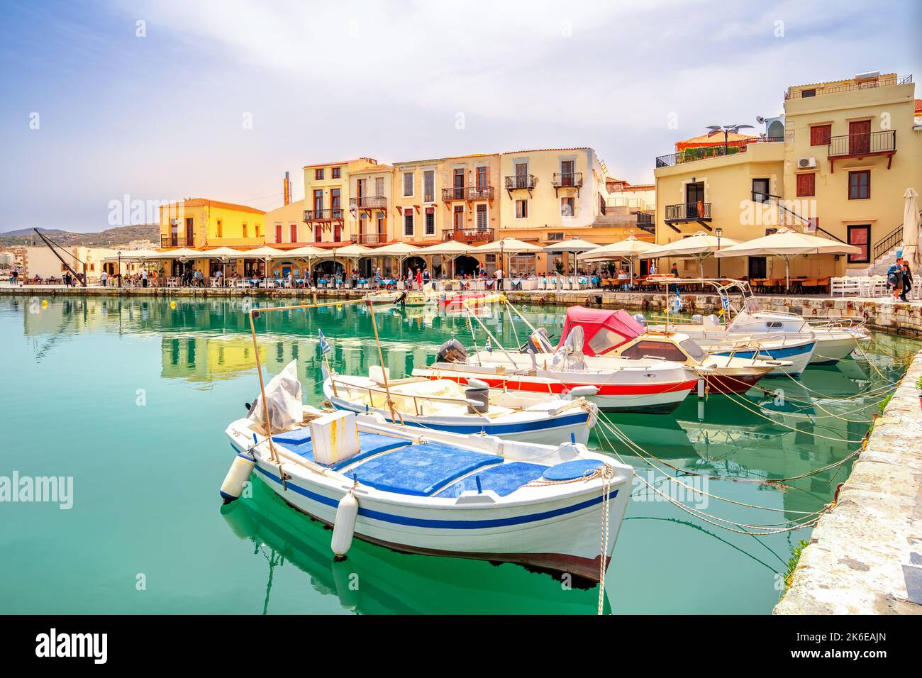 Historical city of Rethymnon, Crete, Greece Stock Photo - Alamy