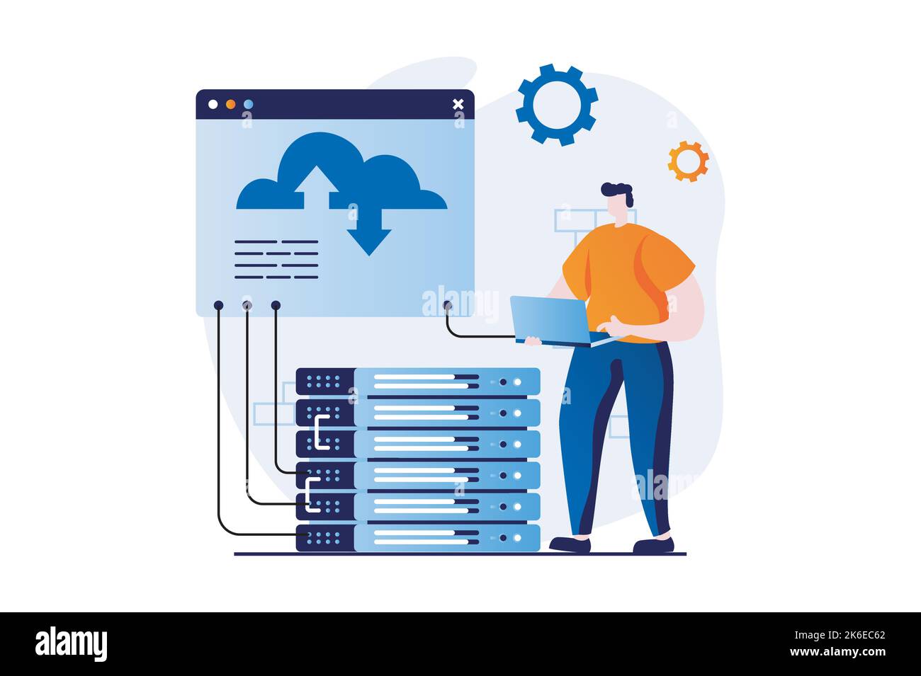 Software as a service saas Stock Vector Images - Alamy