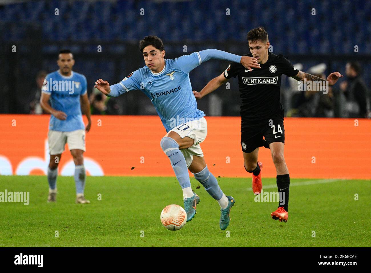 Rome, Italy, 13/10/2022, Matteo Cancellieri (SS Lazio) during the UEFA ...