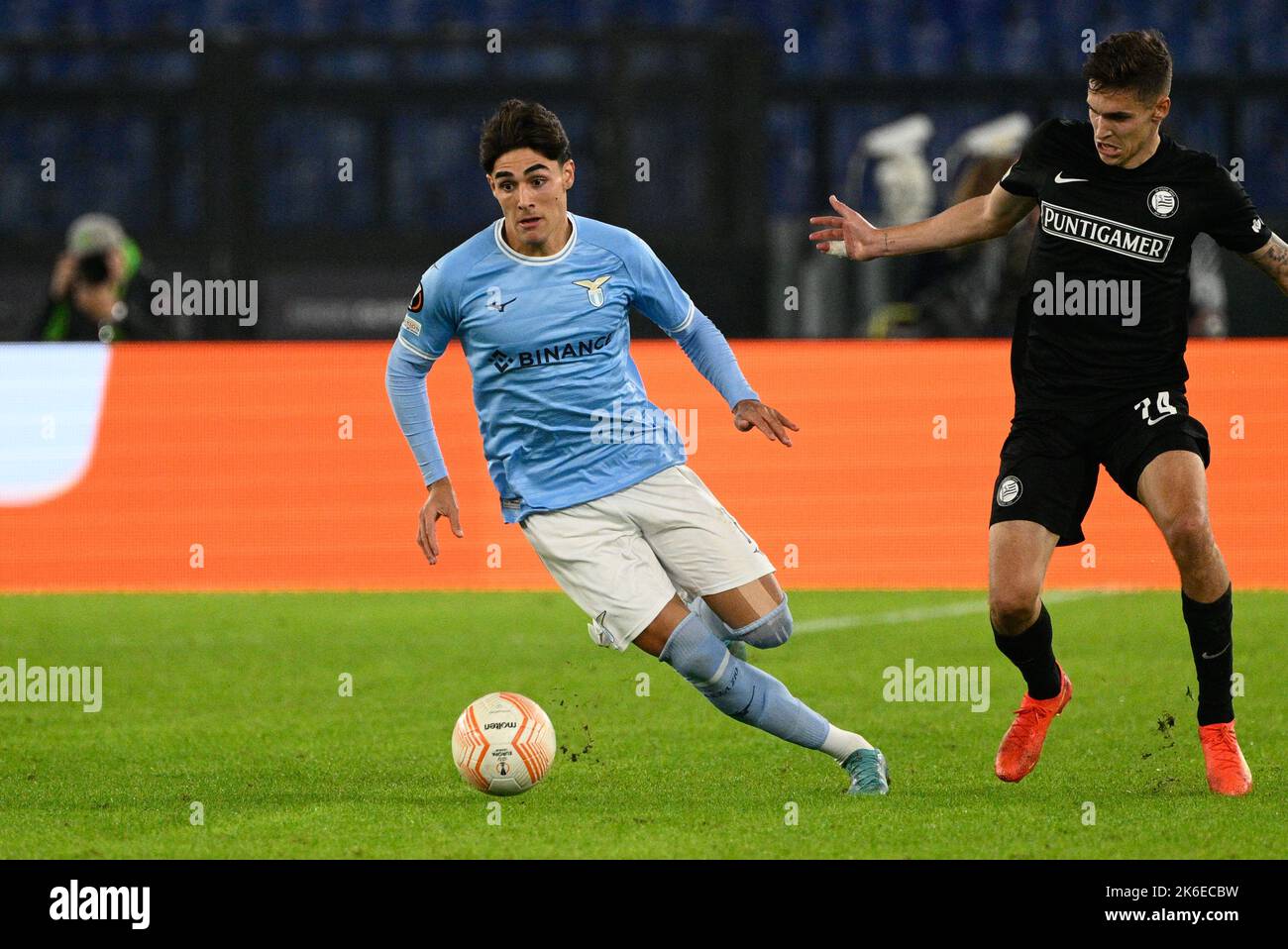 Rome, Italy, 13/10/2022, Matteo Cancellieri (SS Lazio) during the UEFA ...