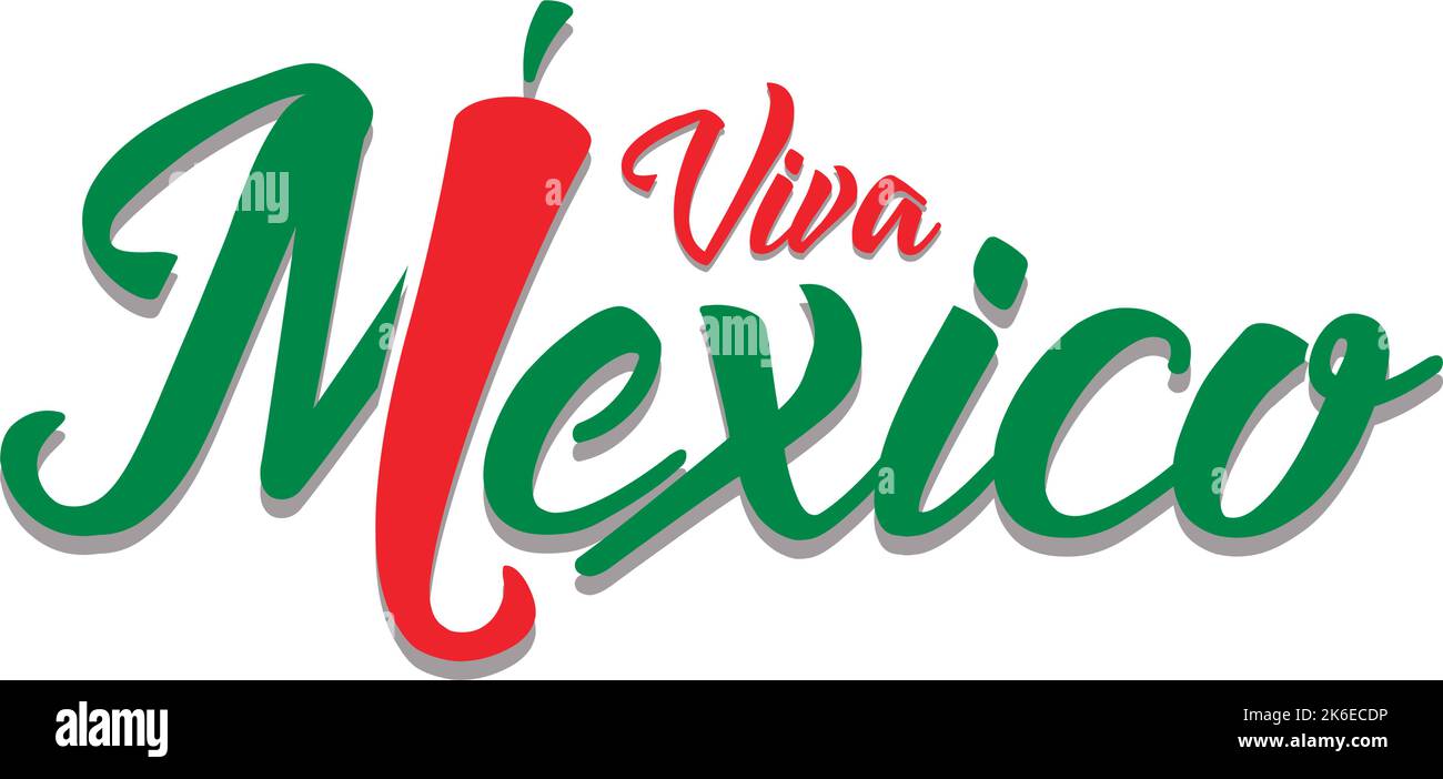 Isolated viva mexico message lettering Vector Stock Vector Image & Art ...