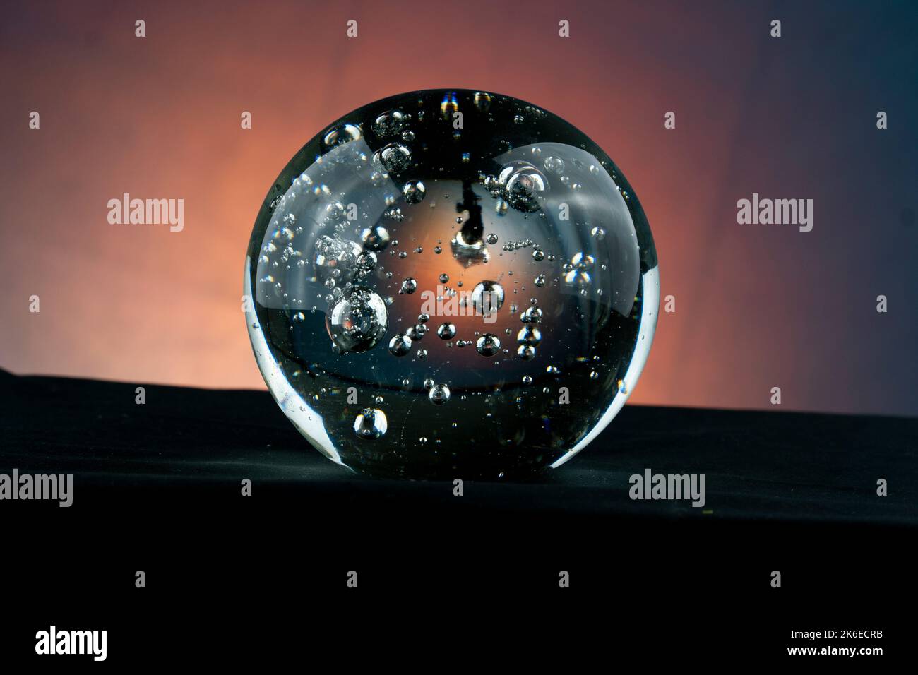 A fortune-telling crystal ball with a mysterious background Stock Photo ...