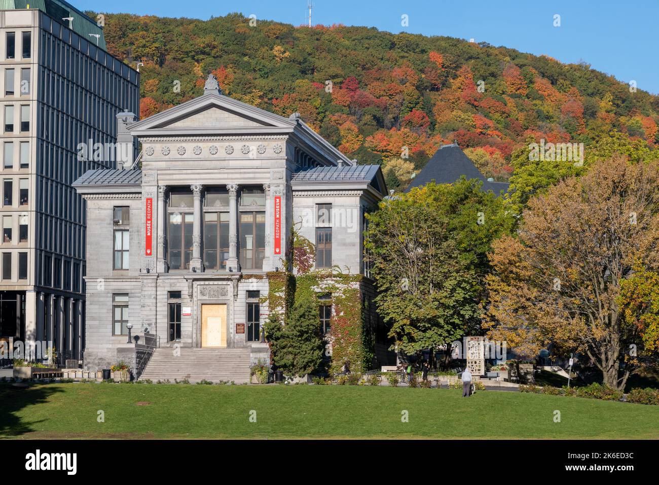 Montreal, Canada - 11 October 2022: The Redpath museum in Autumn Stock ...