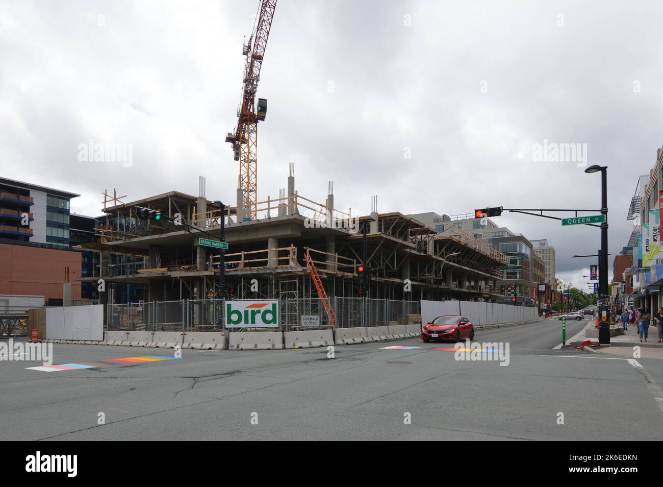 Mills Brothers redevelopment construction site on Spring Garden Road in ...