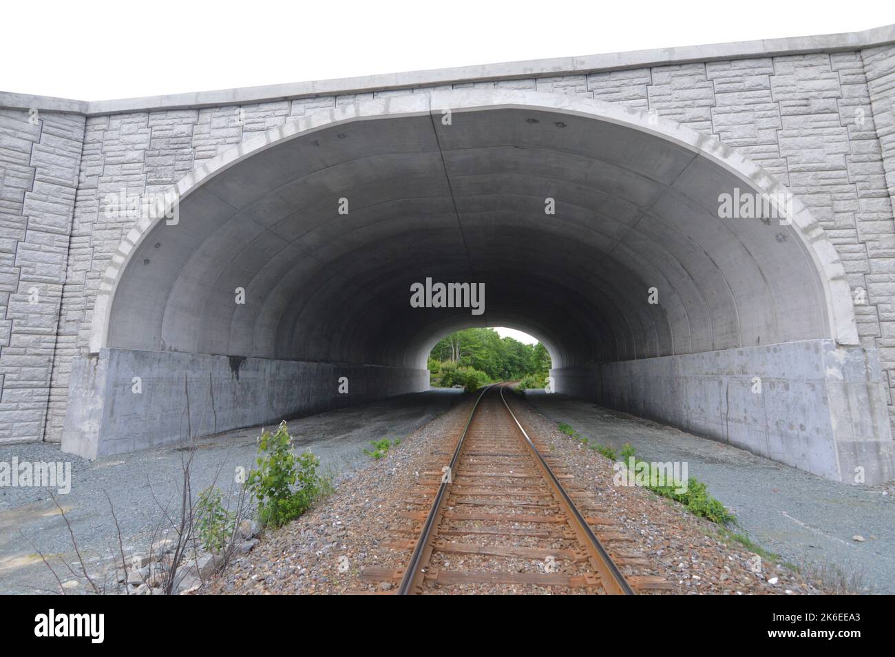 CN railway (Dartmouth Subdivision) where it passes under the new ...