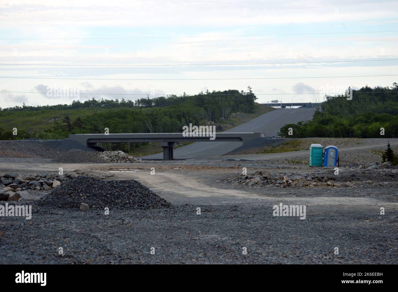 Highway 107 extension (Burnside Expressway) under construction in ...