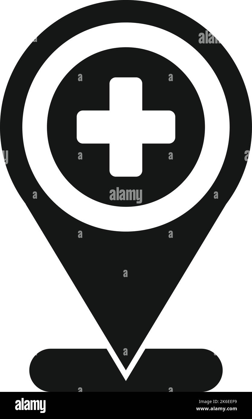 Physical therapist location icon simple vector. Doctor therapy. Rehab ...