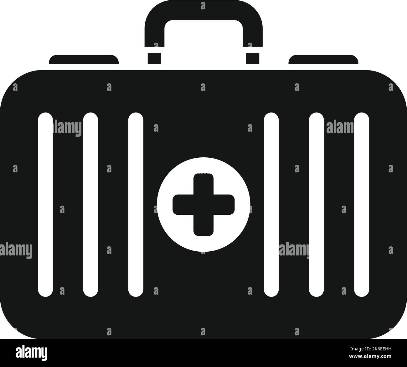 First aid kit icon simple vector. Physical therapist. Rehab exercise ...
