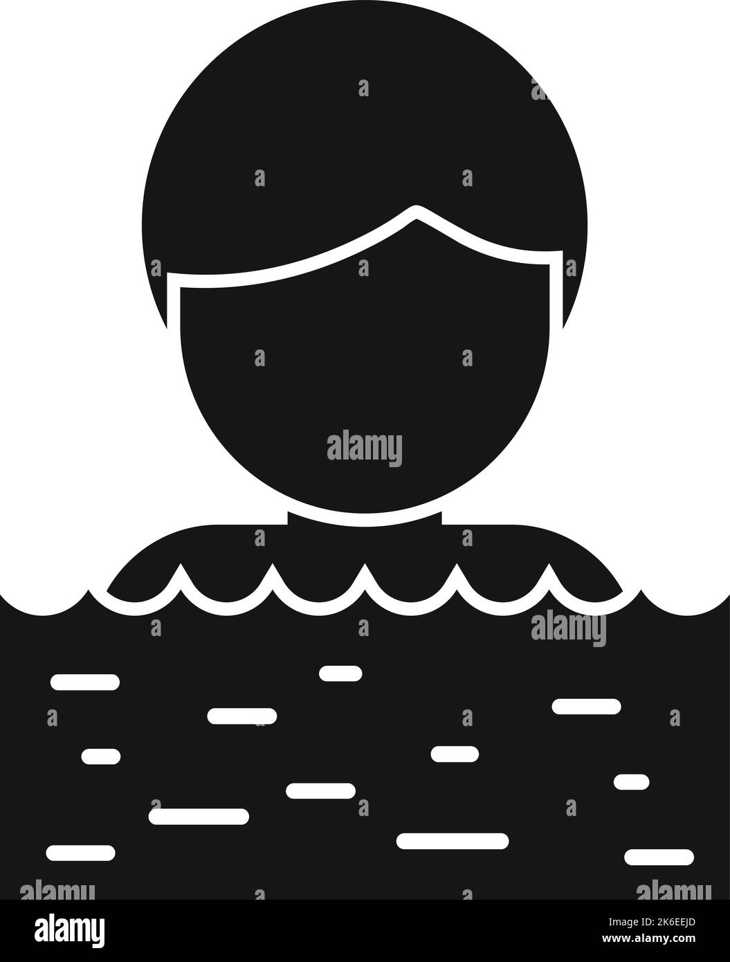 Pool physical therapist icon simple vector. Hospital treatment. Doctor ...