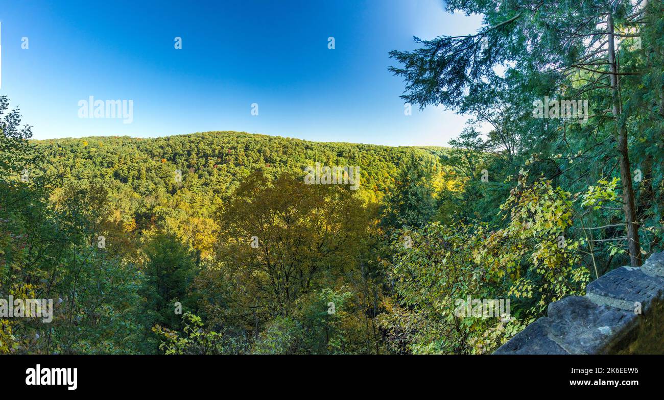 Mohican Gorge Overlook, Mohican State Park, Ohio Stock Photo - Alamy
