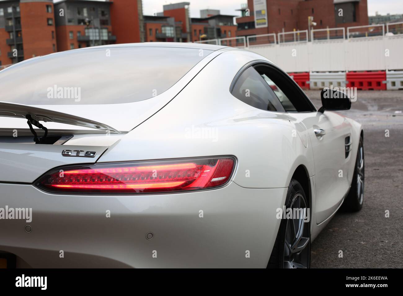 The Rear Quarter Light And AMG Badge With Adjustable Active Rear ...