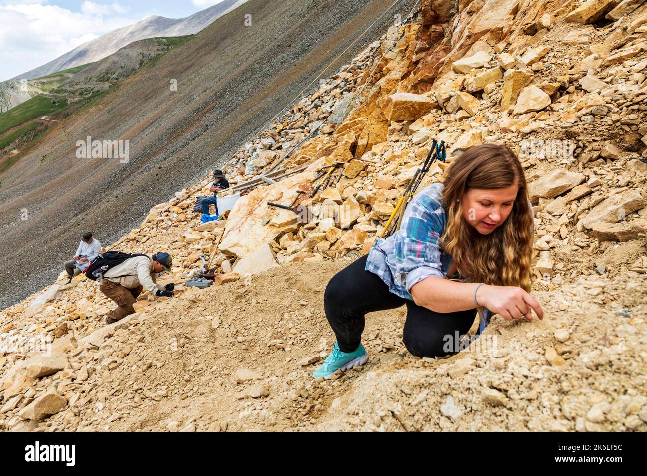 Female prospecting client of Brian Busse; American Gemtracker; famous ...