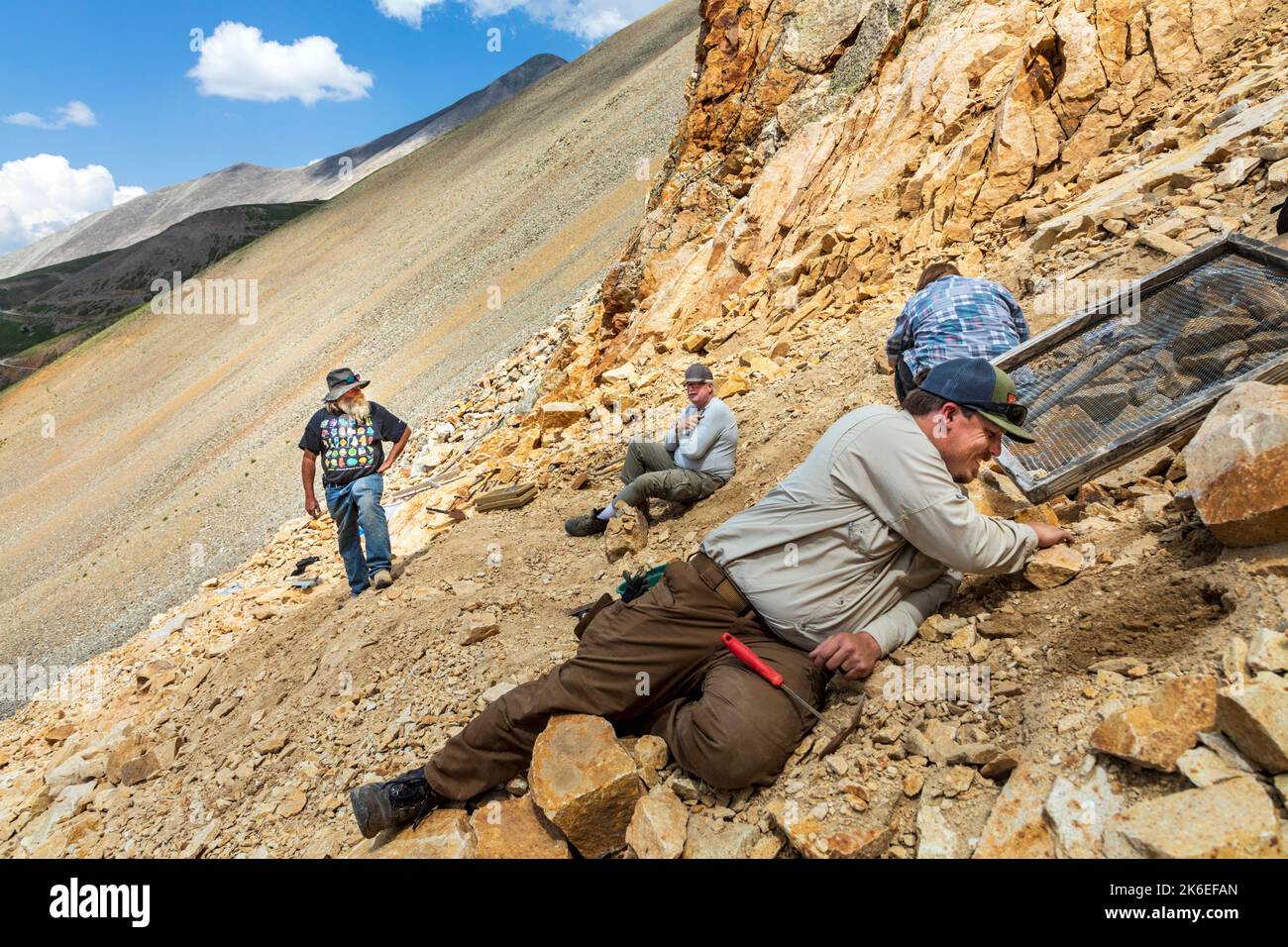 Male prospecting client of Brian Busse; American Gemtracker; famous ...