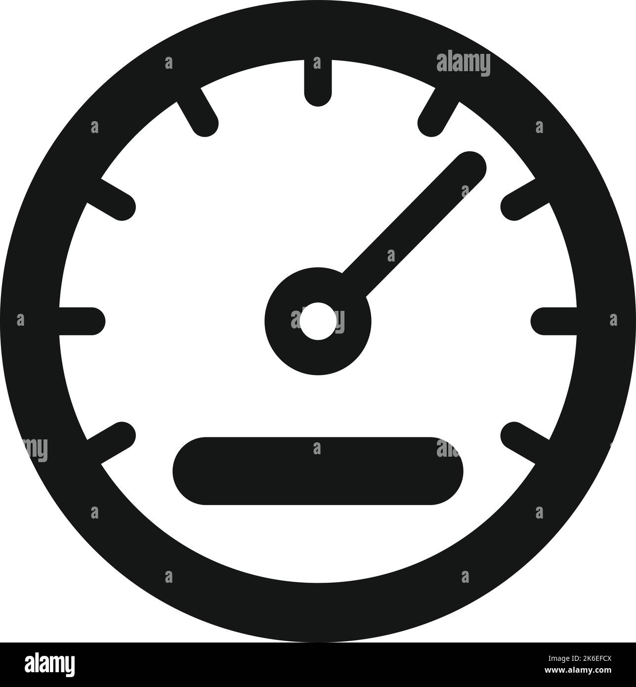 Speedometer icon simple vector. Car engine. Auto service Stock Vector ...