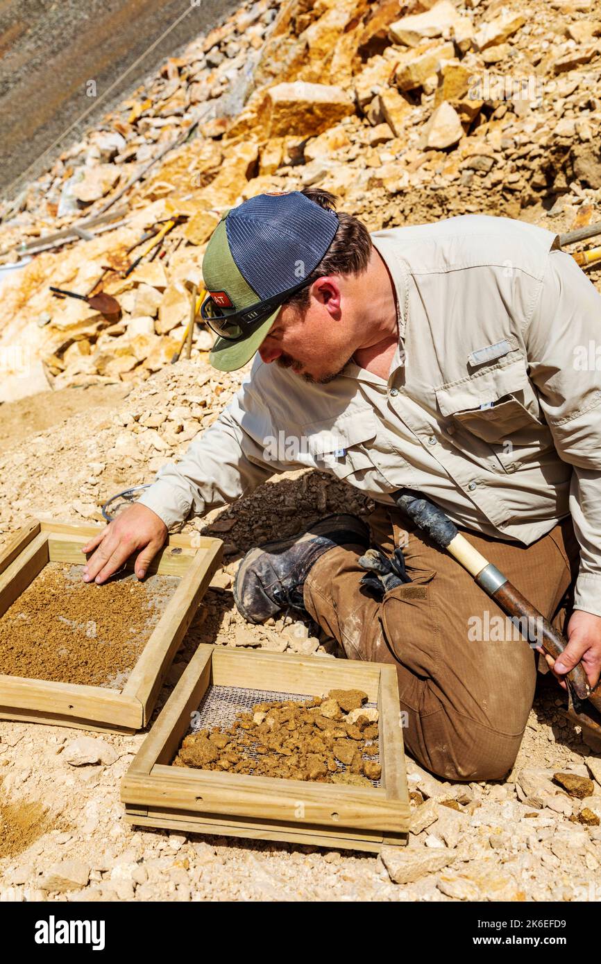 Male prospecting client of Brian Busse; American Gemtracker; famous ...