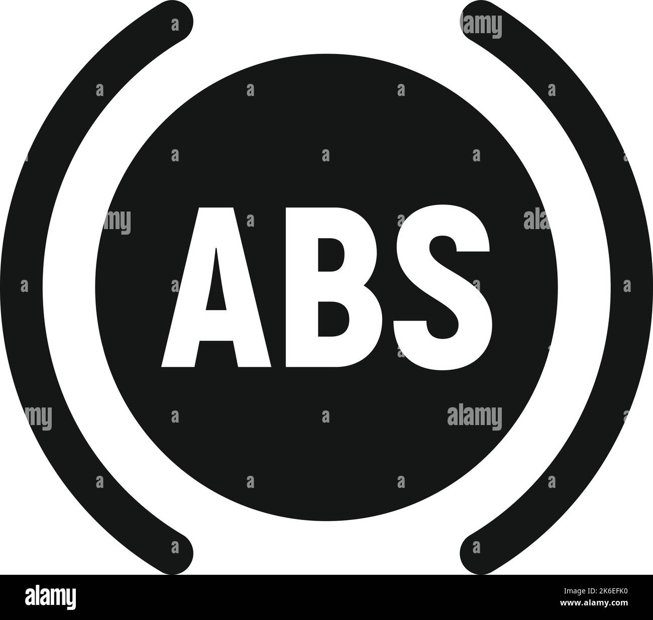 Car abs icon simple vector. Engine service. Tire brake Stock Vector ...