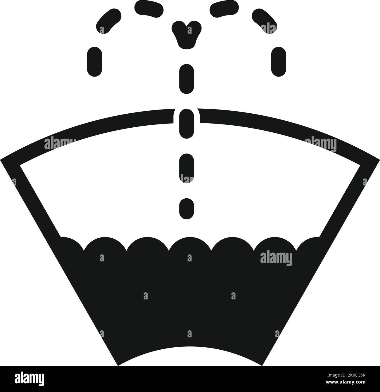 Windshield liquid icon simple vector. Car service. Vehicle liquid Stock ...