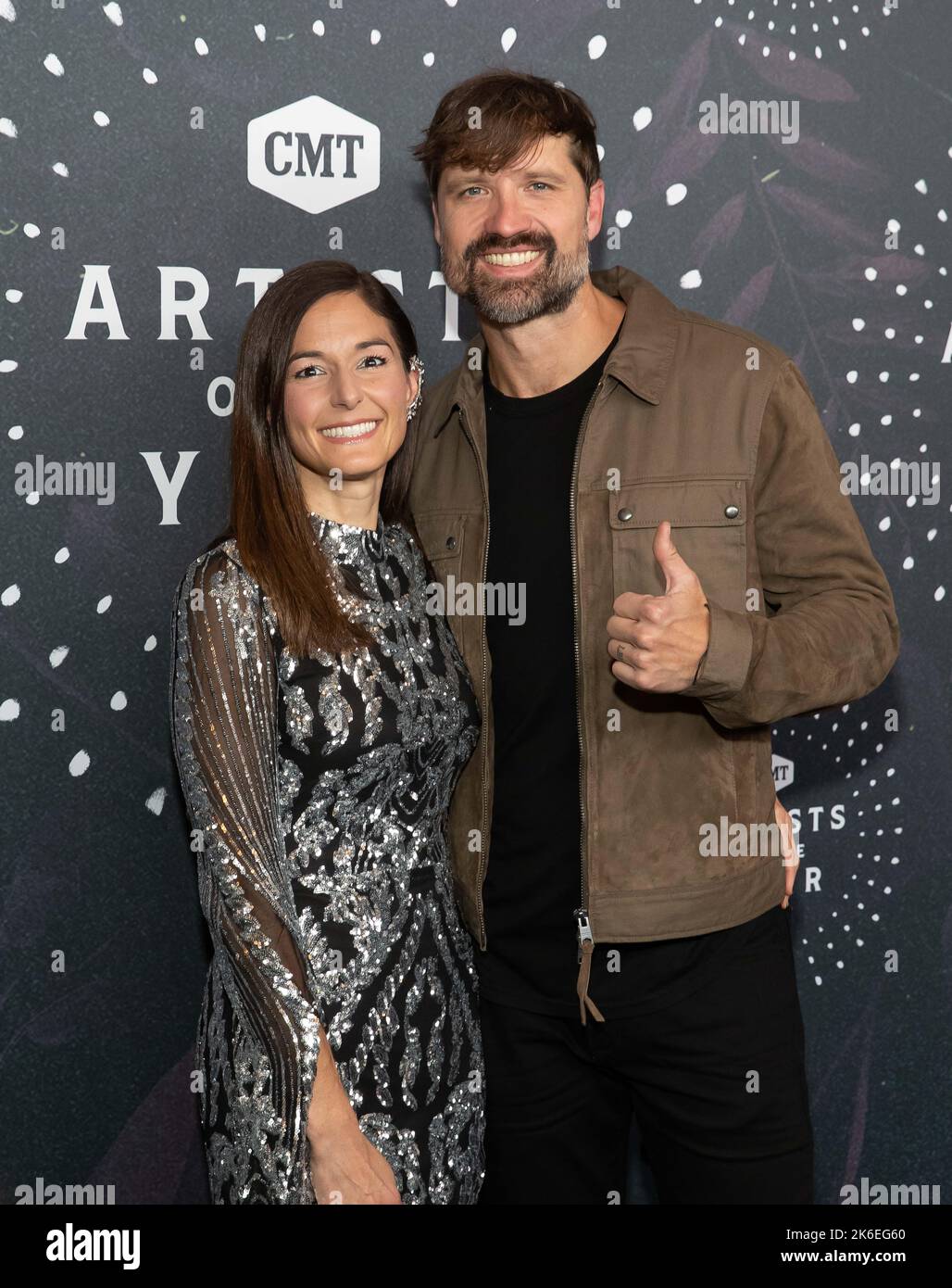 Nashville, Tennessee. 12/10/2022, Laney Hayes and Walker Hayes attend ...