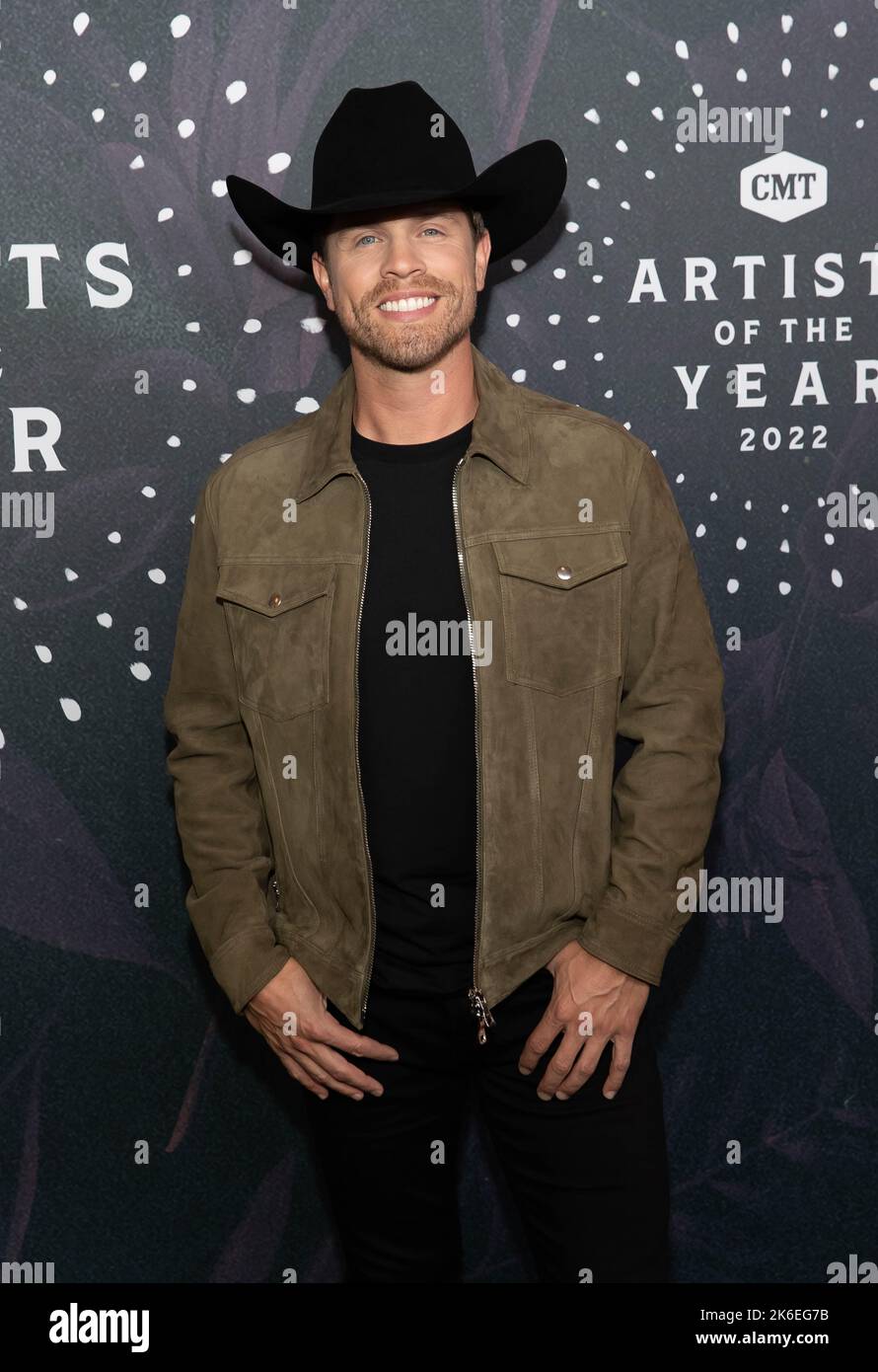 Nashville, Tennessee. 12/10/2022, Dustin Lynch attends the 2022 CMT ...