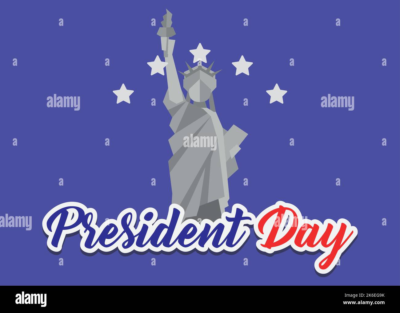 Colored president day poster Vector Stock Vector Image & Art - Alamy