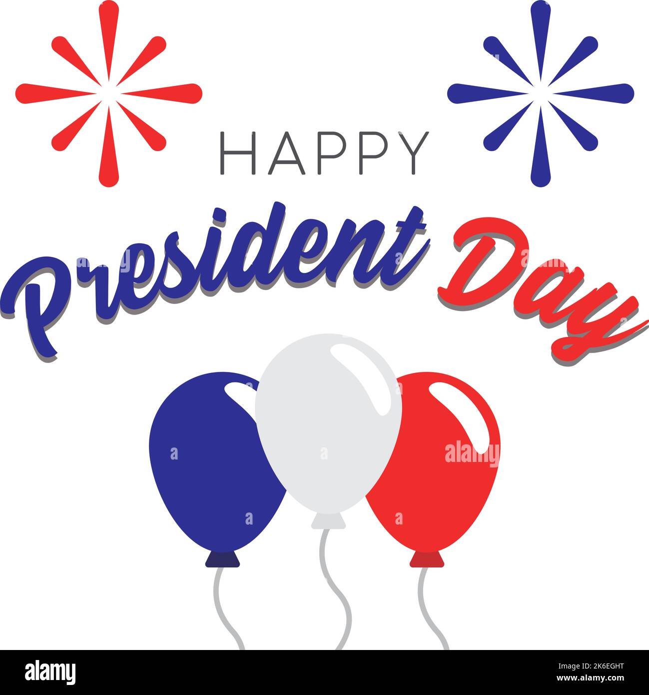 Colored president day poster Vector Stock Vector Image & Art - Alamy