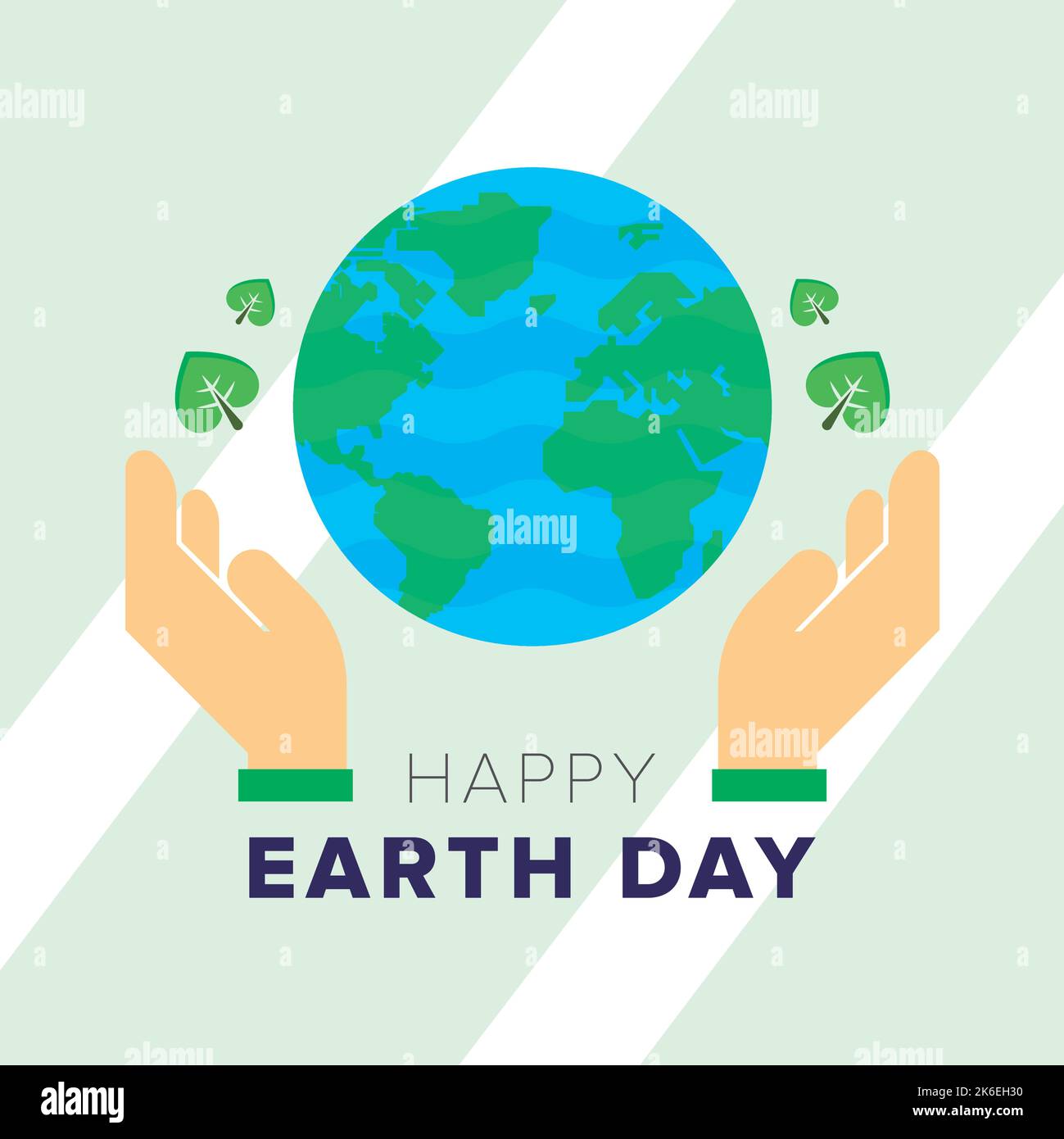Happy earth day poster Vector Stock Vector Image & Art - Alamy