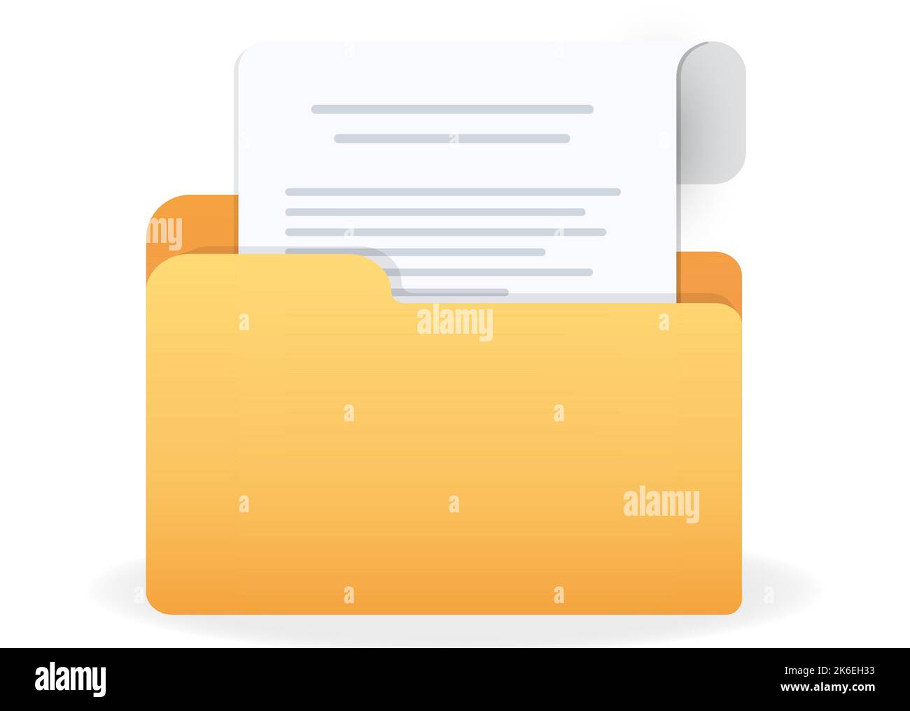 3d Document Folder Paper Files Technology Archive Object With 3d Icon Stock Vector Image And Art