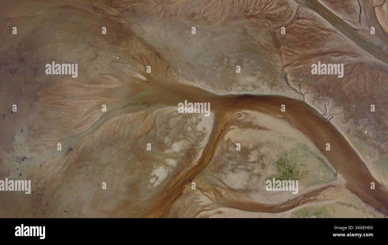 A beautiful view of a sandy landscape, desert on a sunny day Stock ...