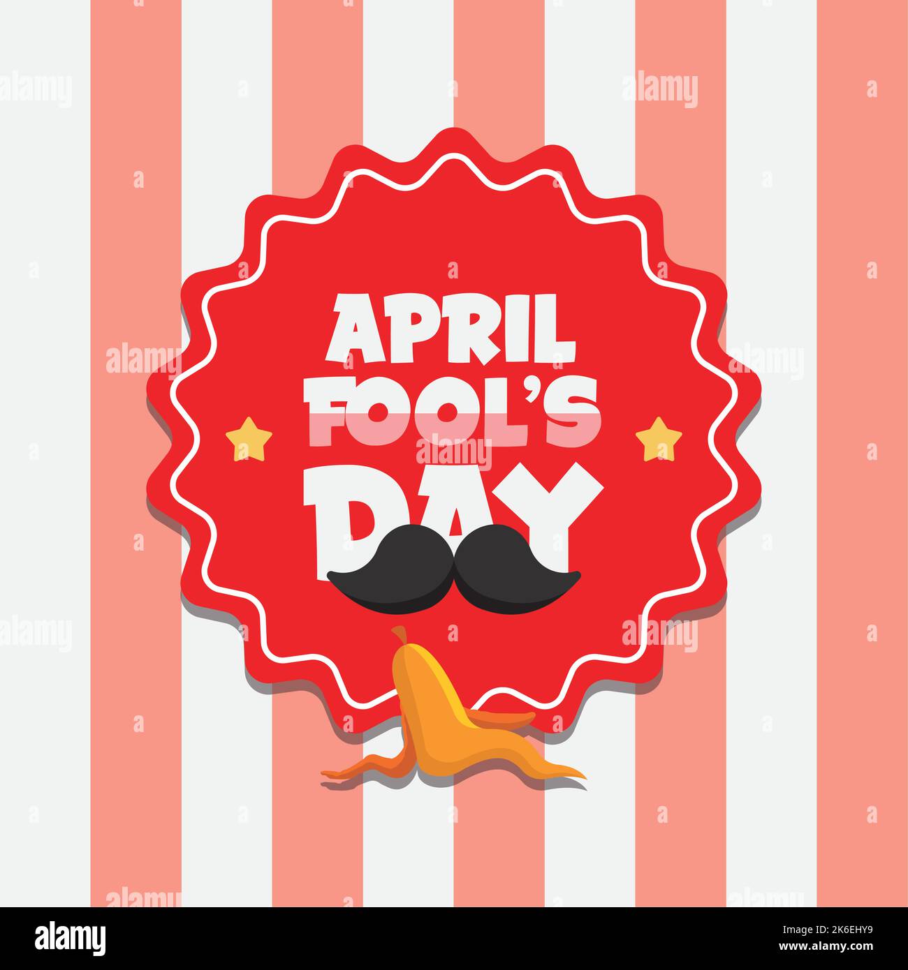 Colored april fools day poster Vector Stock Vector Image & Art - Alamy