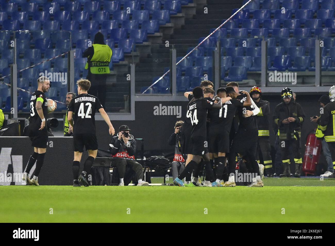 Rome, Italy, 13/10/2022, William Boving of SK Sturm Graz during the ...