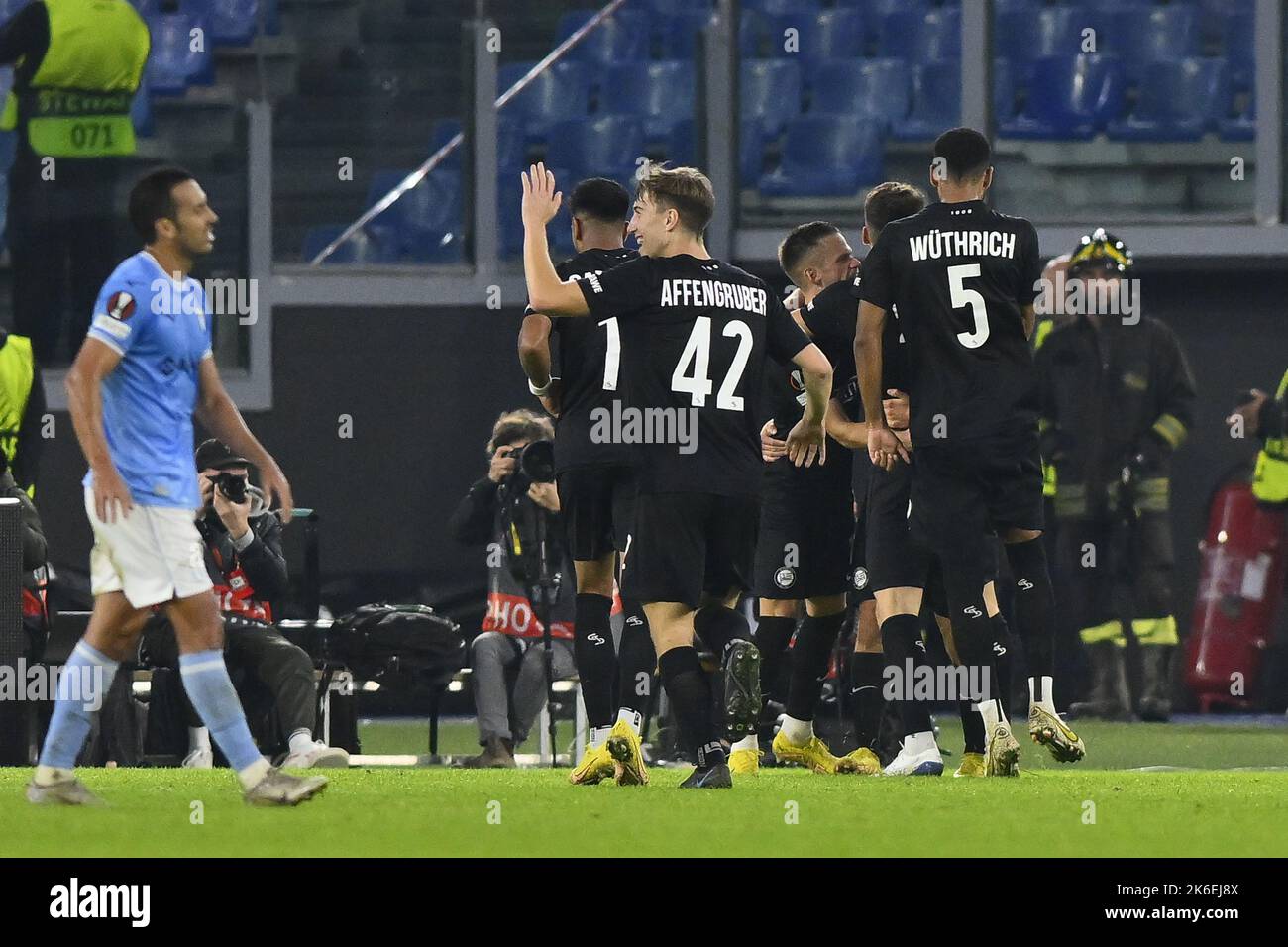 Rome, Italy, 13/10/2022, William Boving of SK Sturm Graz during the ...