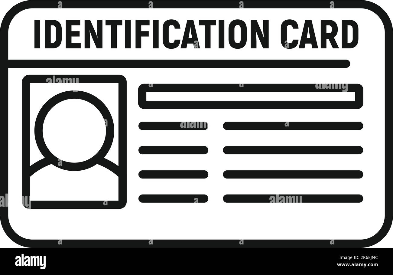 Id Card Outline
