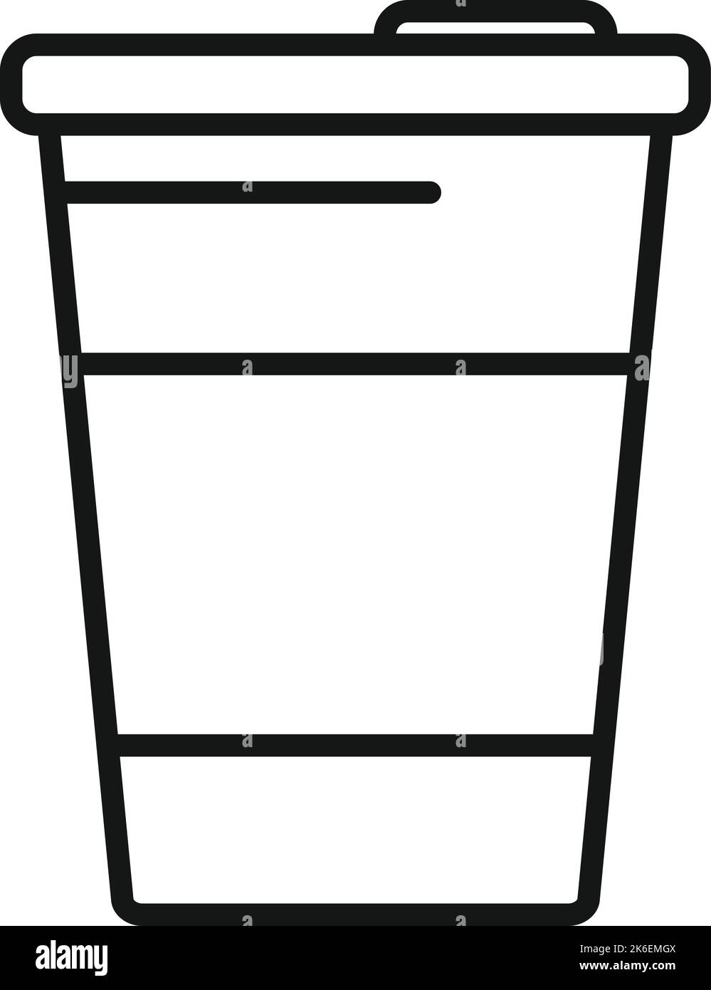 Coffee cup icon outline vector. Cafe espresso. Emoji cream Stock Vector Image & Art - Alamy