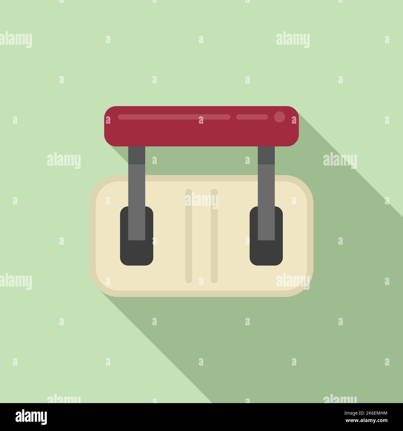 Electrician breaker icon flat vector. Circuit box. Home power Stock ...