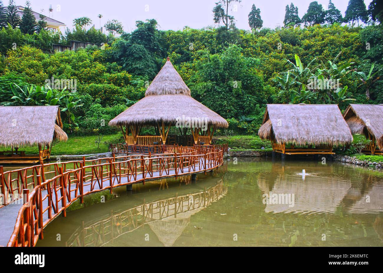 Gubuk Mang Engking, Lembang, Bandung, West Java, Indonesia Stock Photo ...