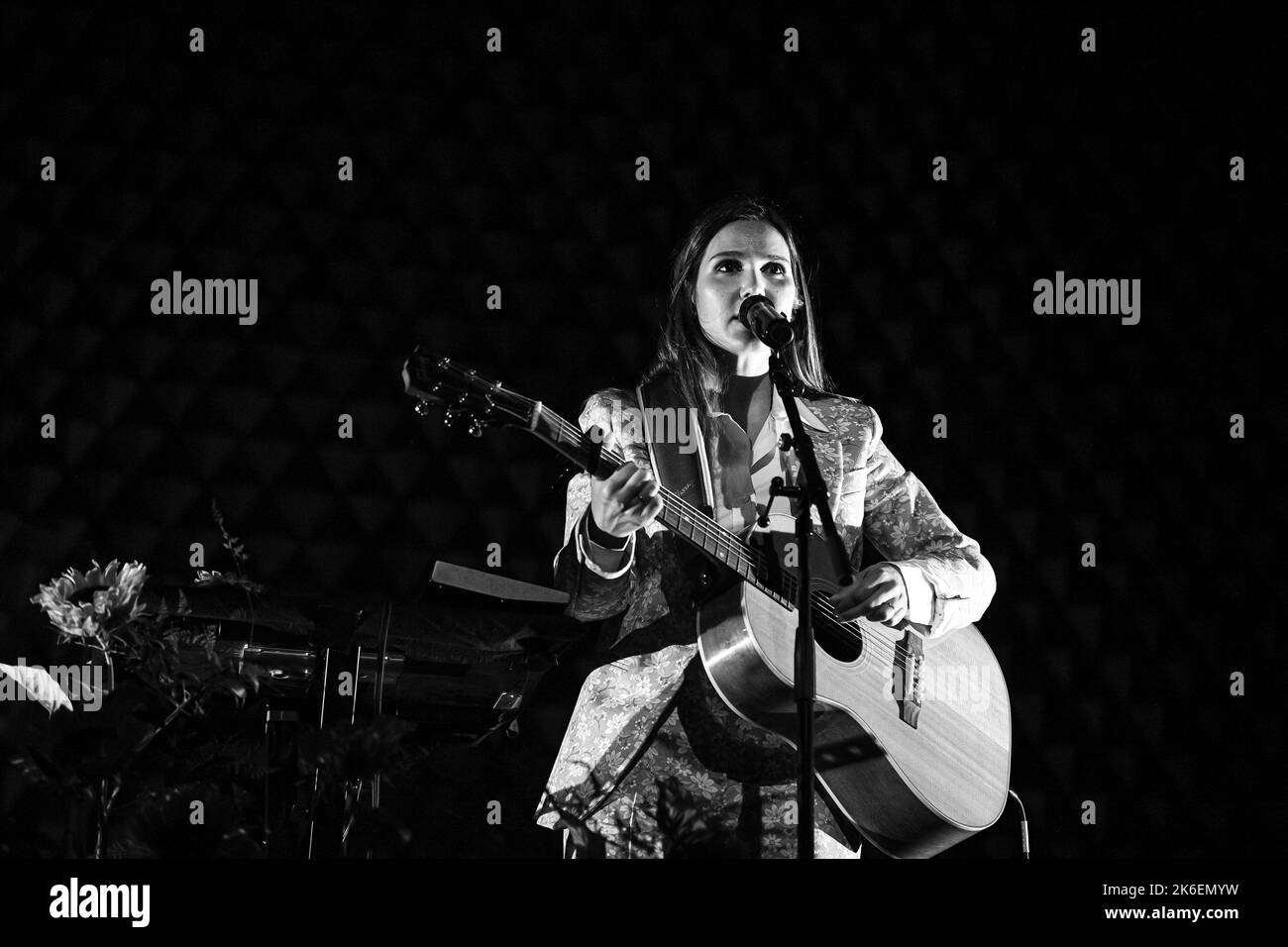 French singer Joyce Jonathan during a concert at La Nouvelle Eve, in ...