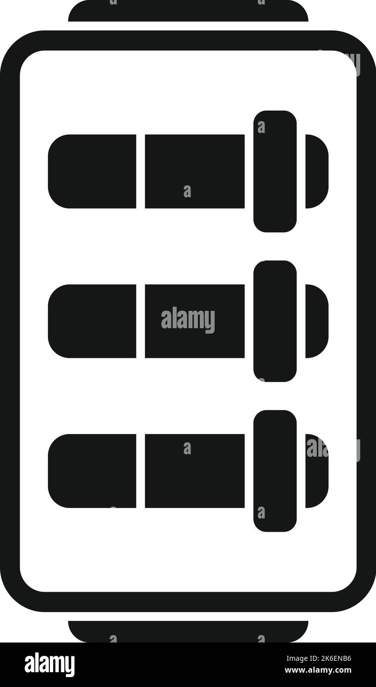 Counter breaker icon simple vector. Circuit box. Electric fuse Stock ...