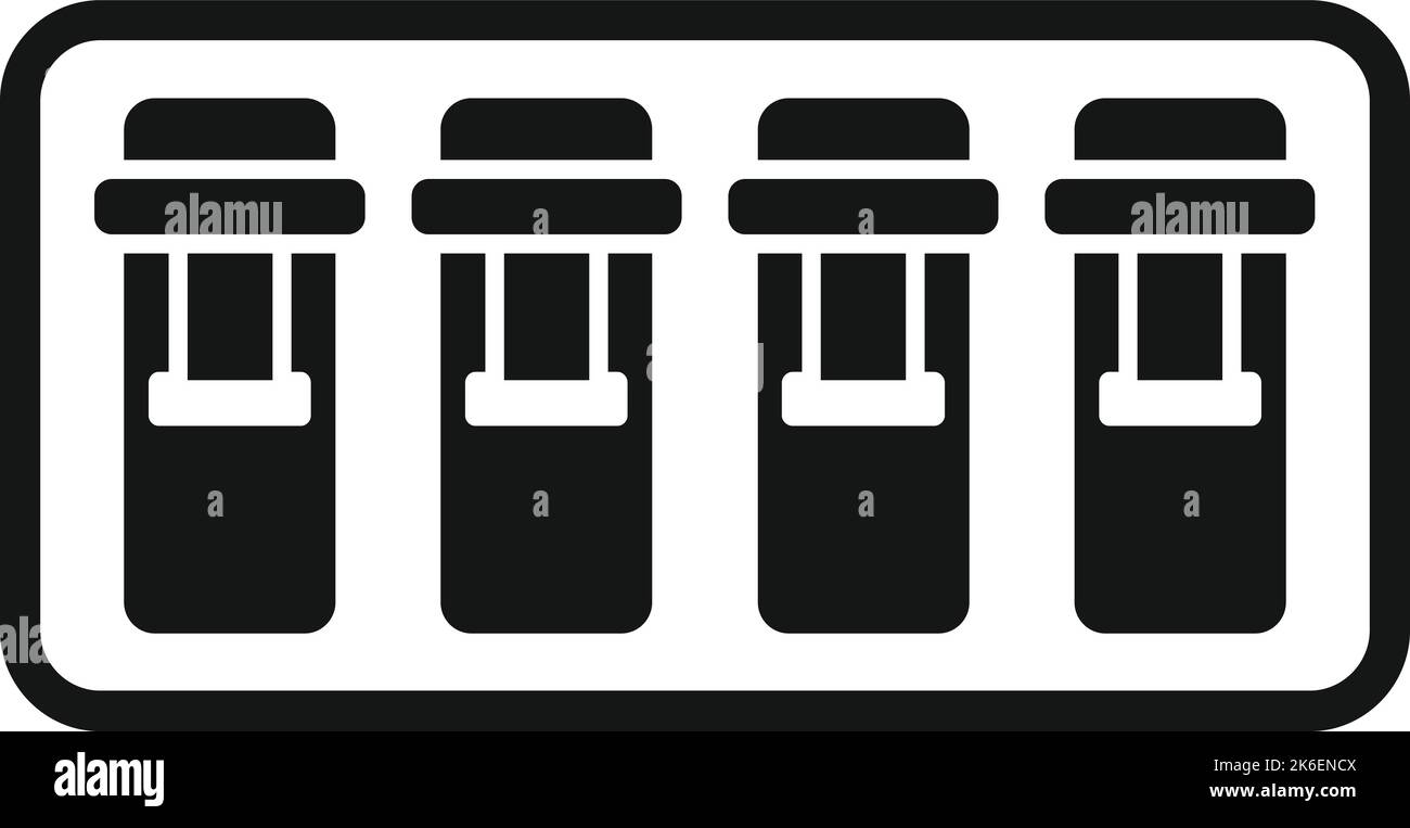 Panel breaker icon simple vector. Electric box. Short power Stock ...