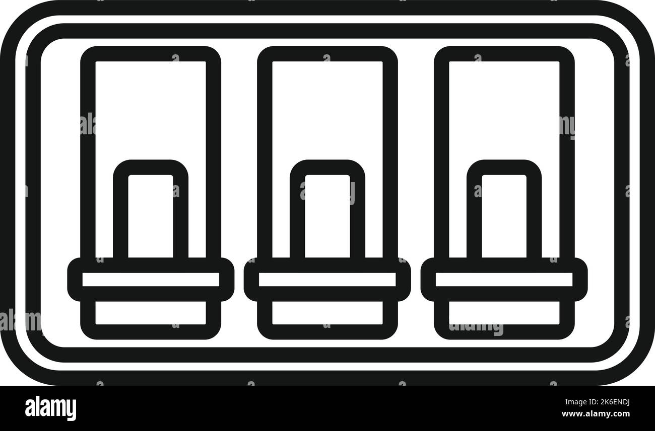 Switchboard icon outline vector. Circuit box. Safety home Stock Vector ...