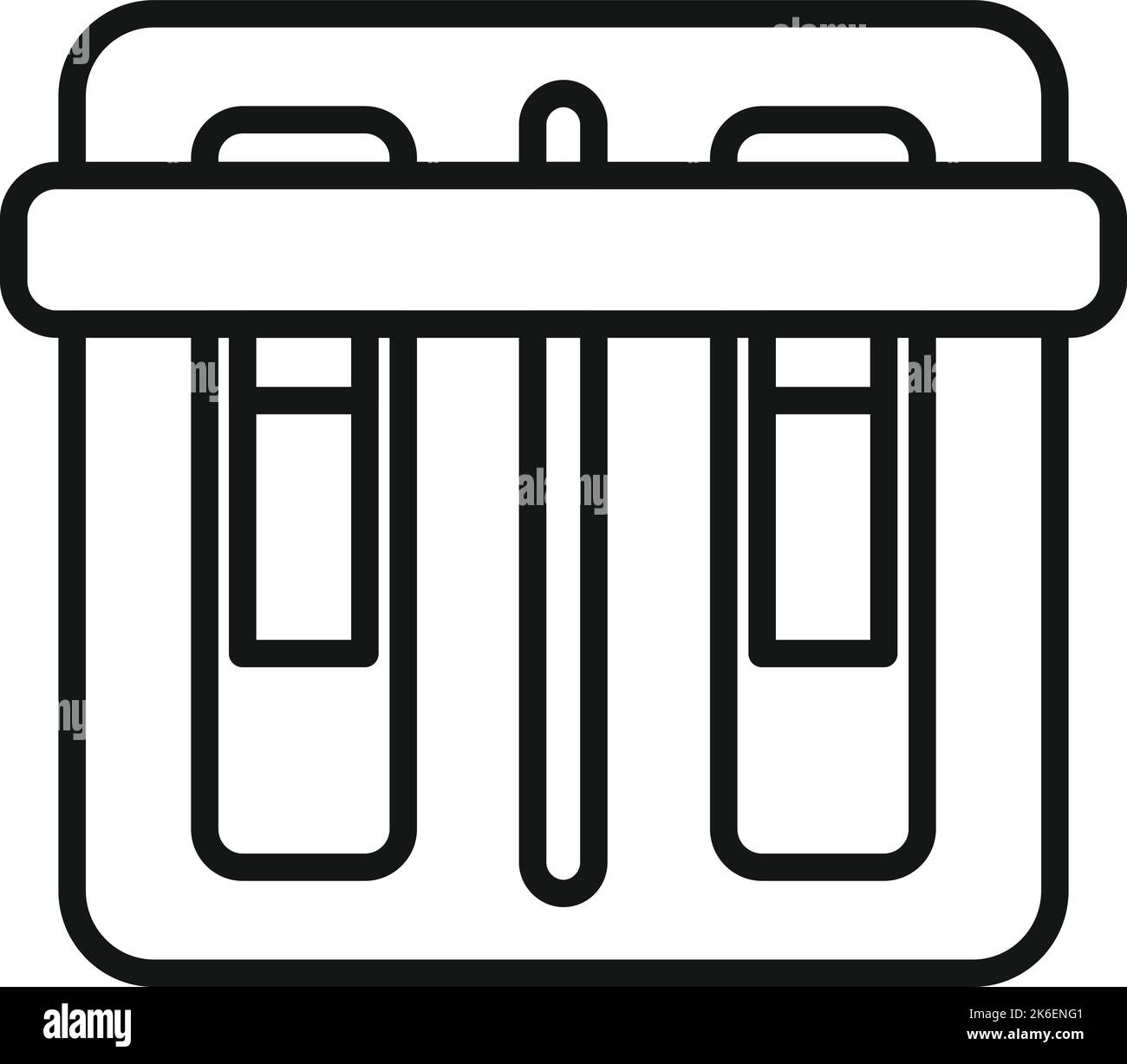 Wire breaker icon outline vector. Fuse panel. Safety machine Stock ...