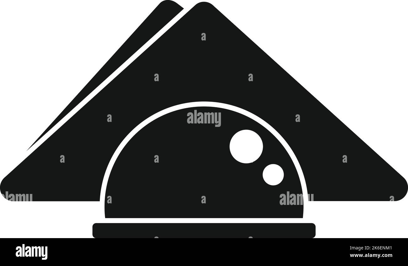 Facial pack icon simple vector. Paper towel. Template cold Stock Vector ...