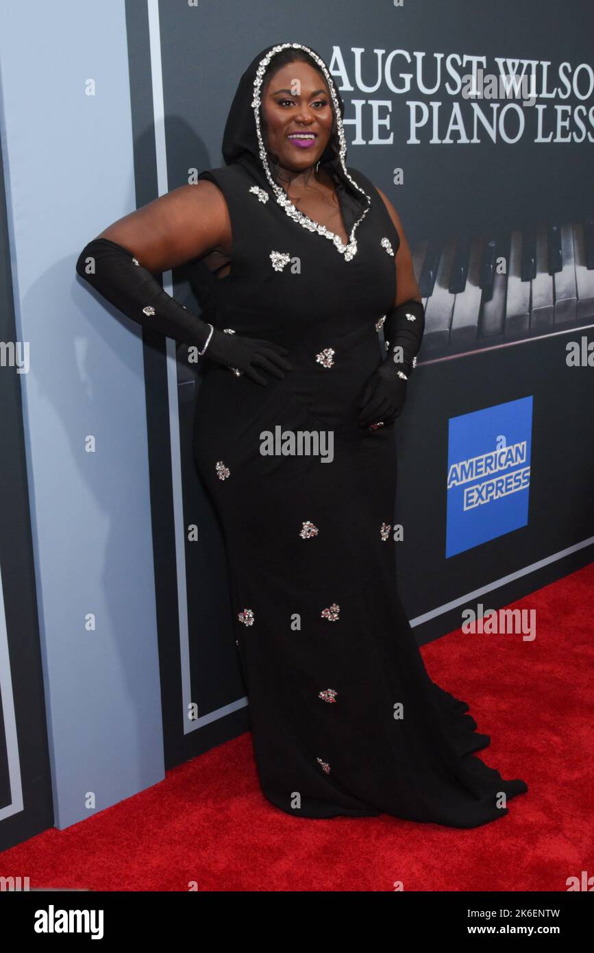 Danielle Brooks attends The Piano Lesson on Broadway opening night at ...