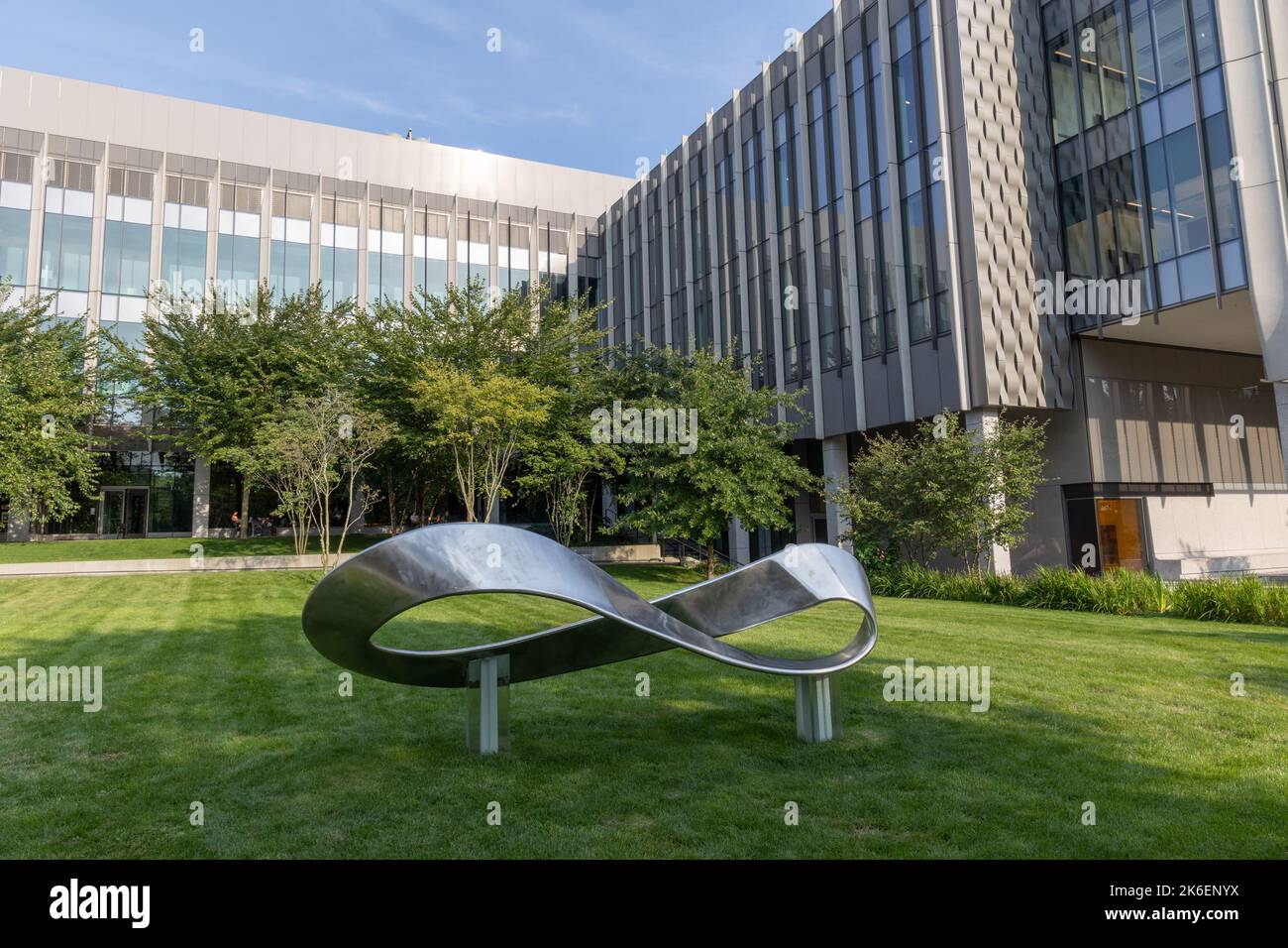 Sculpture on the campus of Brown University Stock Photo - Alamy