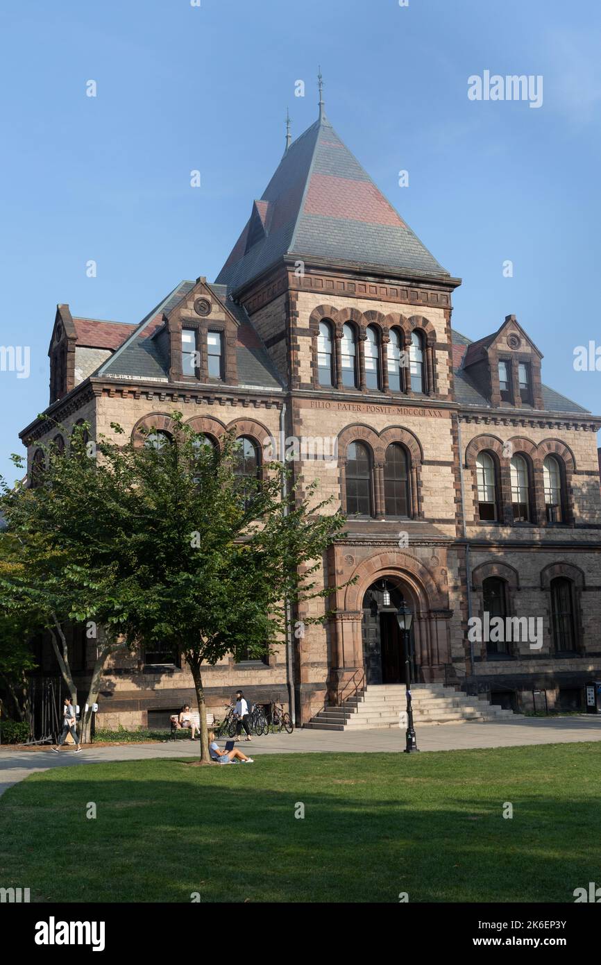 Academic building on the campus of Brown University Stock Photo - Alamy
