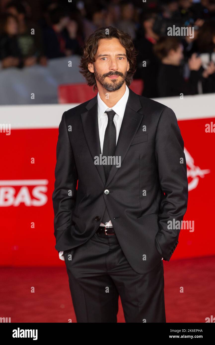 Rome, Italy. 13th Oct, 2022. Italian actor Alessandro Tedeschi attends ...
