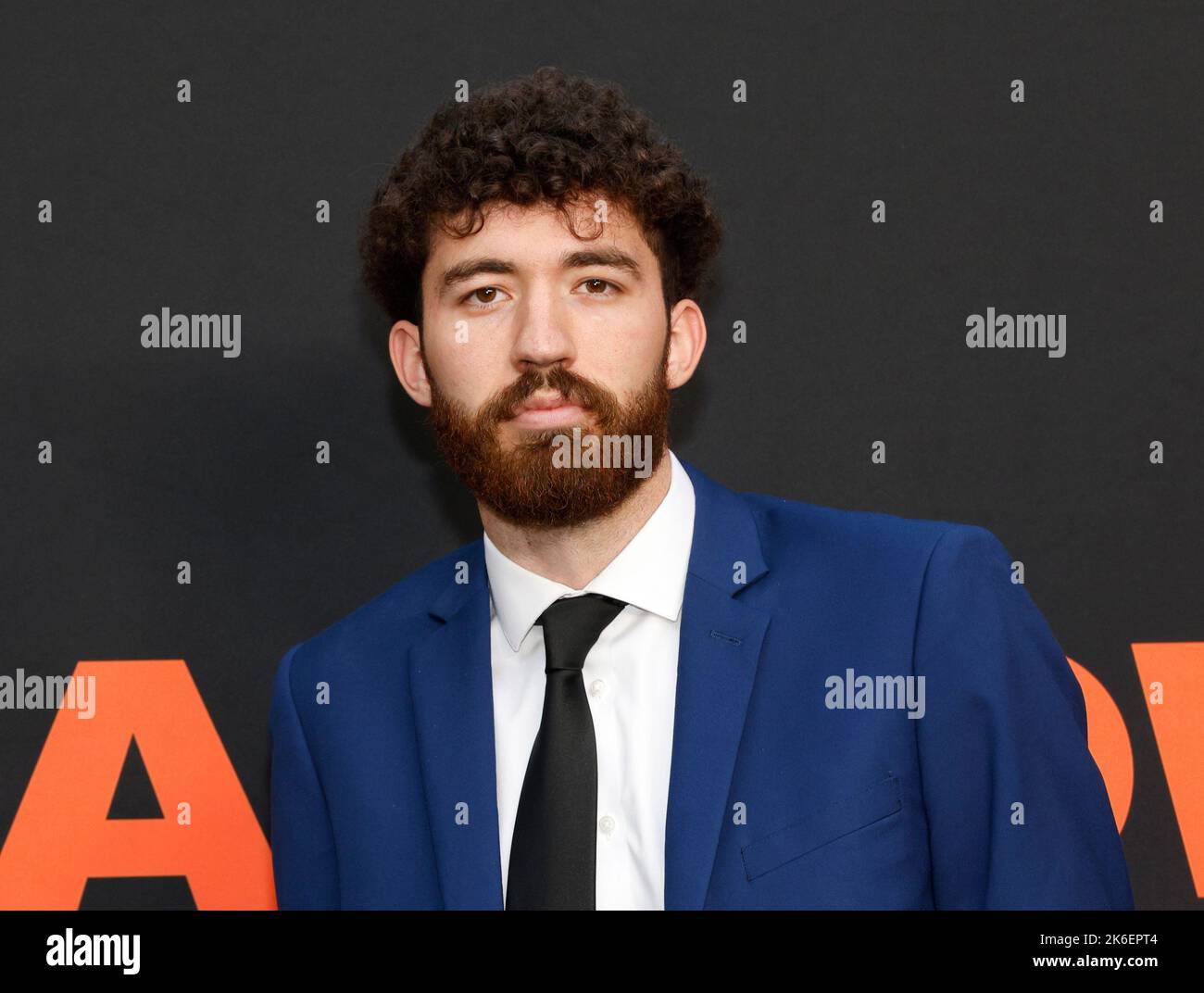 Los Angeles, USA - Oct 11, 2022: Luke Ross attends the premiere of ...