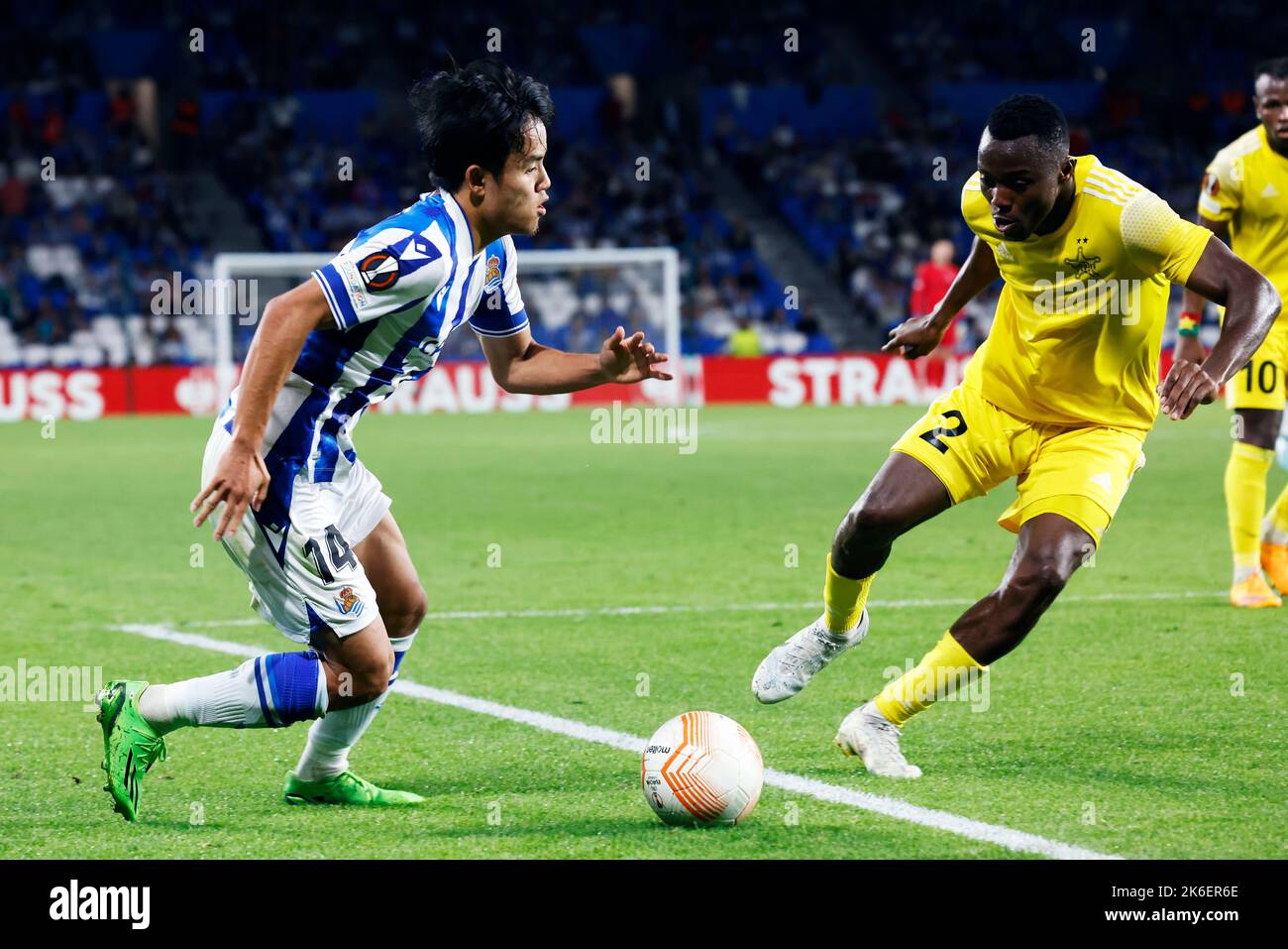San Sebastian, Spain. Credit: D. 13th Oct, 2022. Takefusa Kubo ...