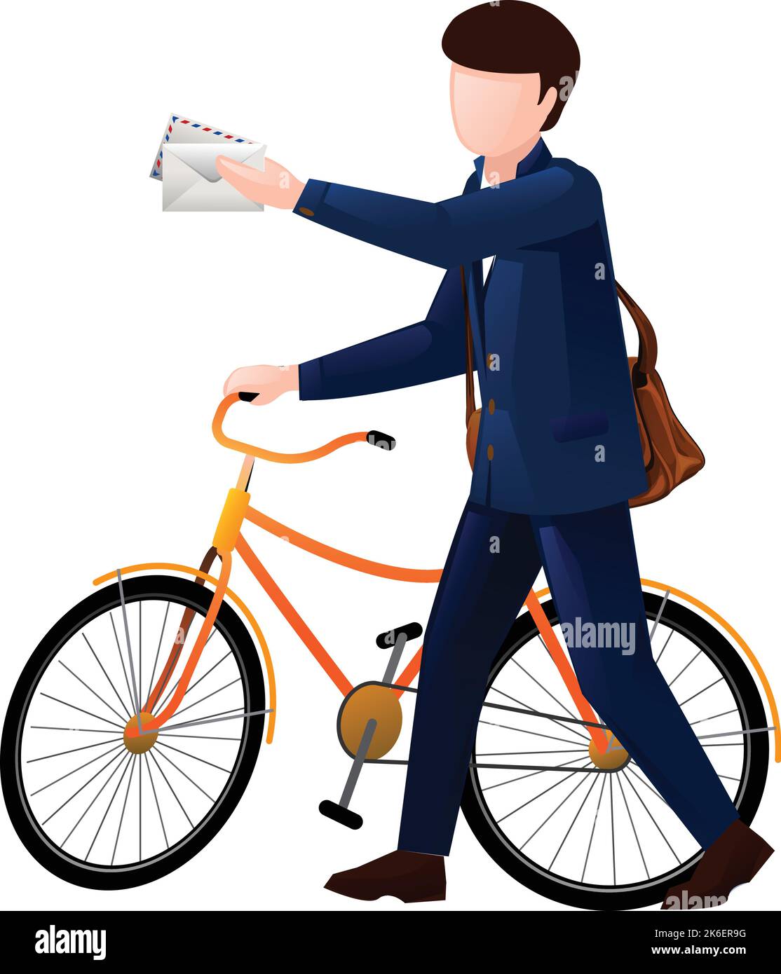 Postie motorcycle hi-res stock photography and images - Alamy