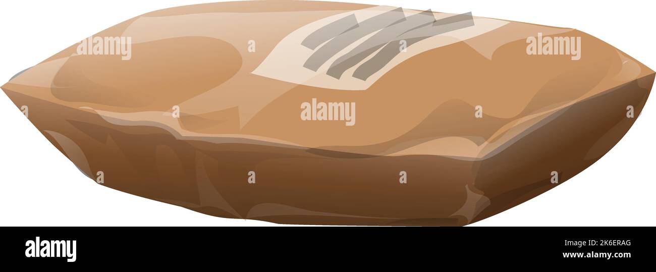 Paper parcel icon cartoon vector. Mail man. Post delivery Stock Vector ...