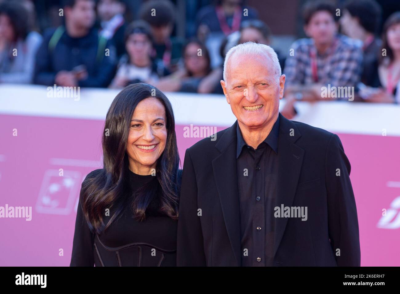Gianni Versace and his wife Francesca De Stefano attend the red carpet ...